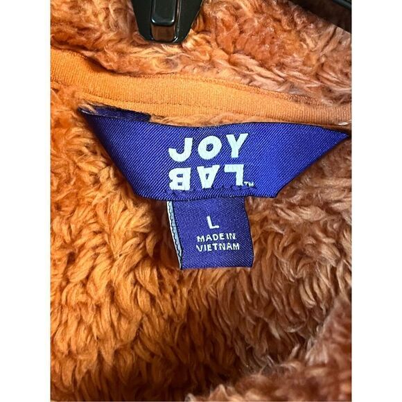 Joy Joy | Jackets & Coats | Joy Lab Womens Orange Fleece Jacket Size ...